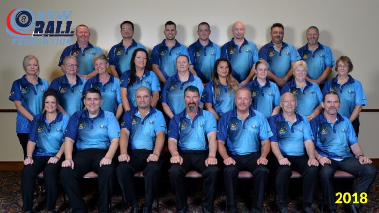 2018 NSW 8 Ball State Team – NSW 8 BALL